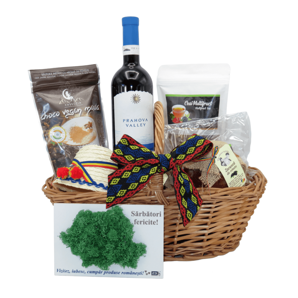Cos cadou, Descopera Romania - Iubesc romaneste, 9 piese - ILIF203051 ...