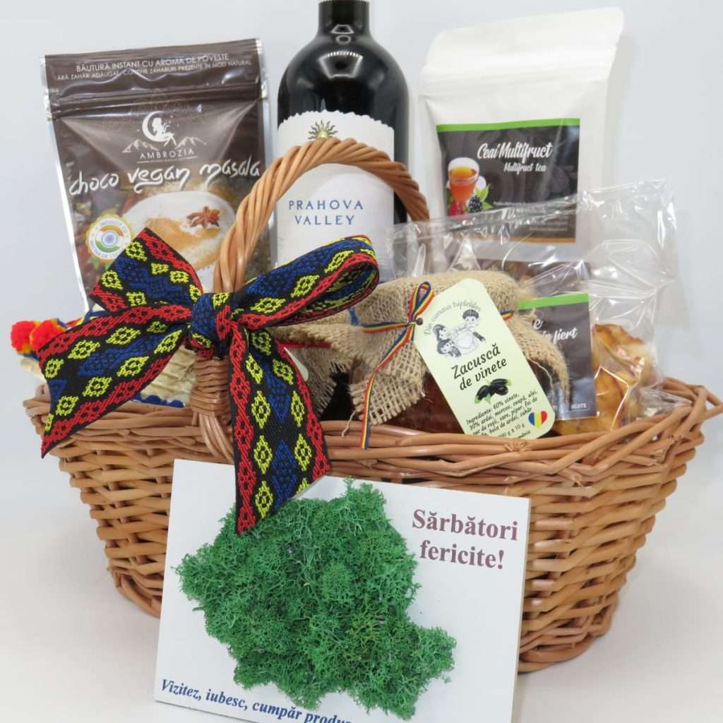 Cos cadou, Descopera Romania - Iubesc romaneste, 9 piese - ILIF203051 ...