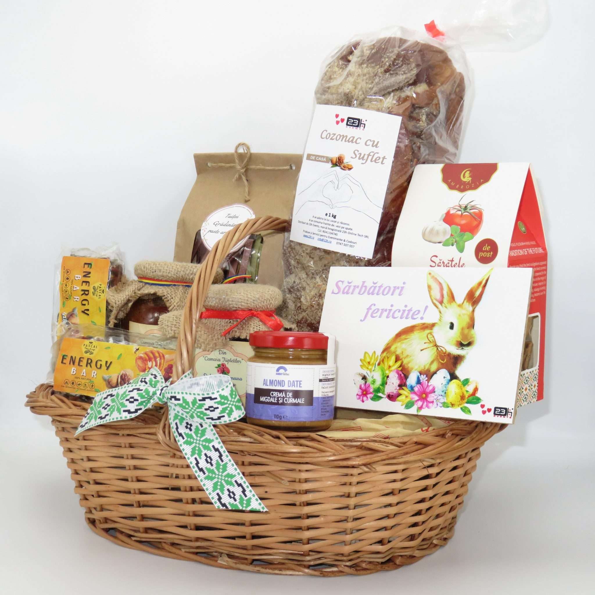 Cos cadou Paste, Drumetie Pascala, 10 produse, ALIF203090 - 23h Events® 🥇