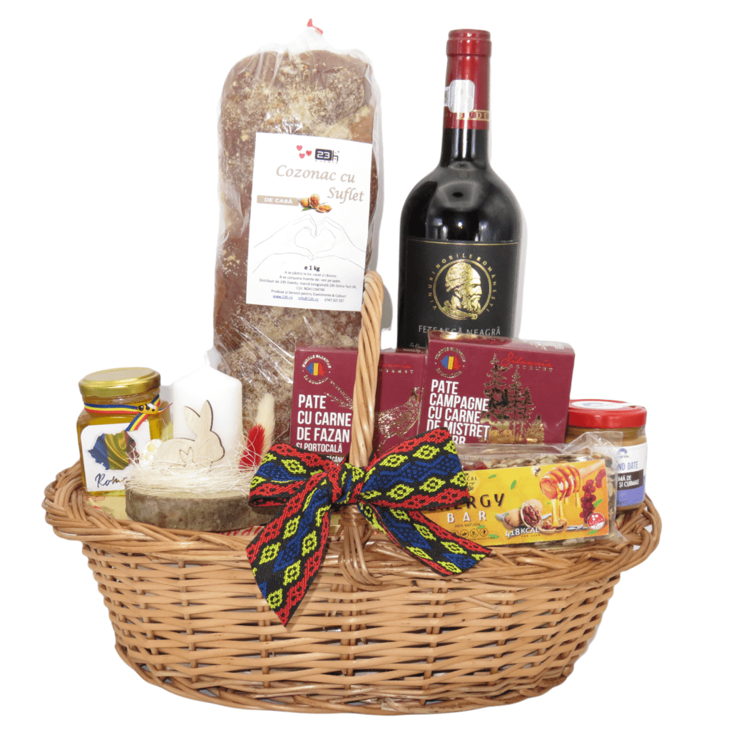 Cos cadou Paste Lite, 6 produse naturale, ILIF204007 - 23h Events® 🥇