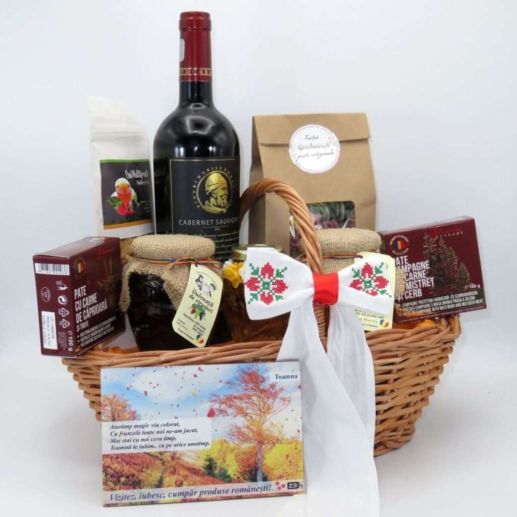 Cos cadou traditional, Fosnetul Toamnei, 10 piese - ILIF210069 - 23h ...