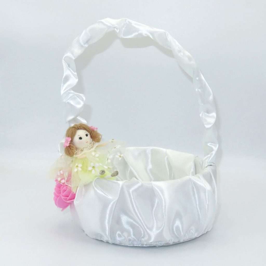 Cosulet de nunta/botez pentru cocarde/cruciulite, Papusica - ILIF210062 ...