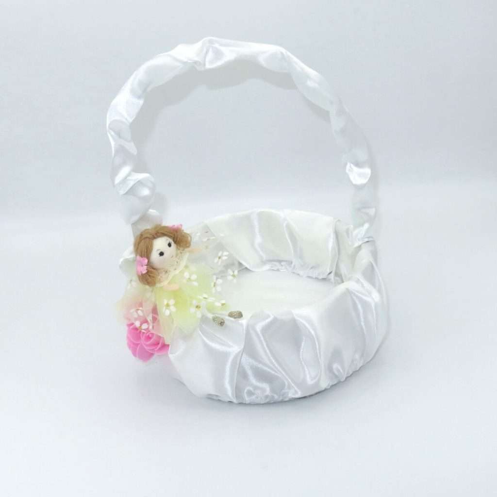 Cosulet de nunta/botez pentru cocarde/cruciulite, Papusica - ILIF210062 ...