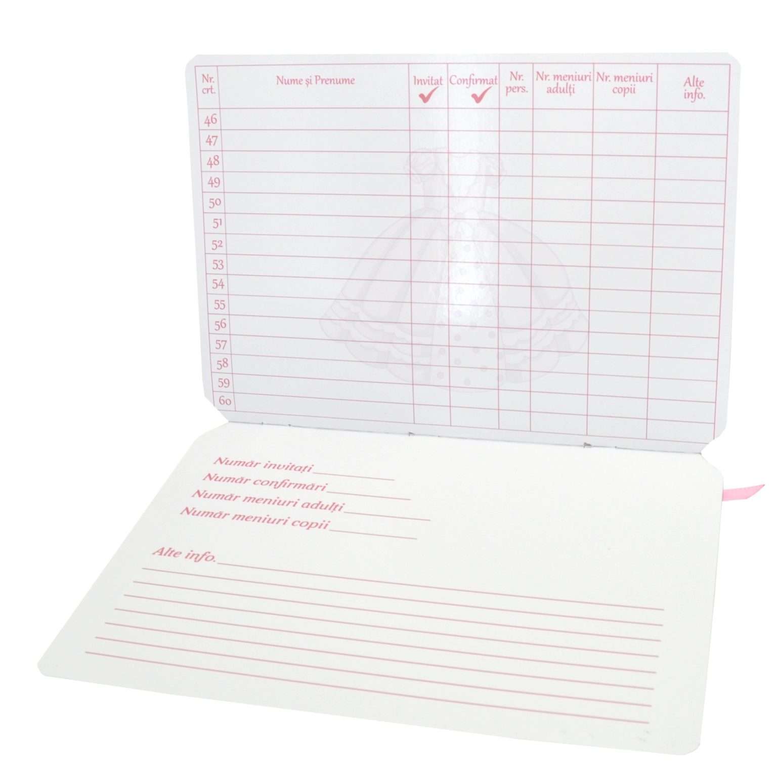 Opis/condica botez, tematica roz, printesa - MIBC211006 - 23h Events® 🥇