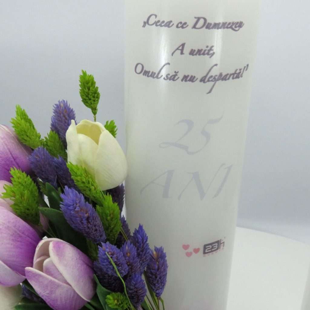 Placheta - Nunta de argint - 25 ani